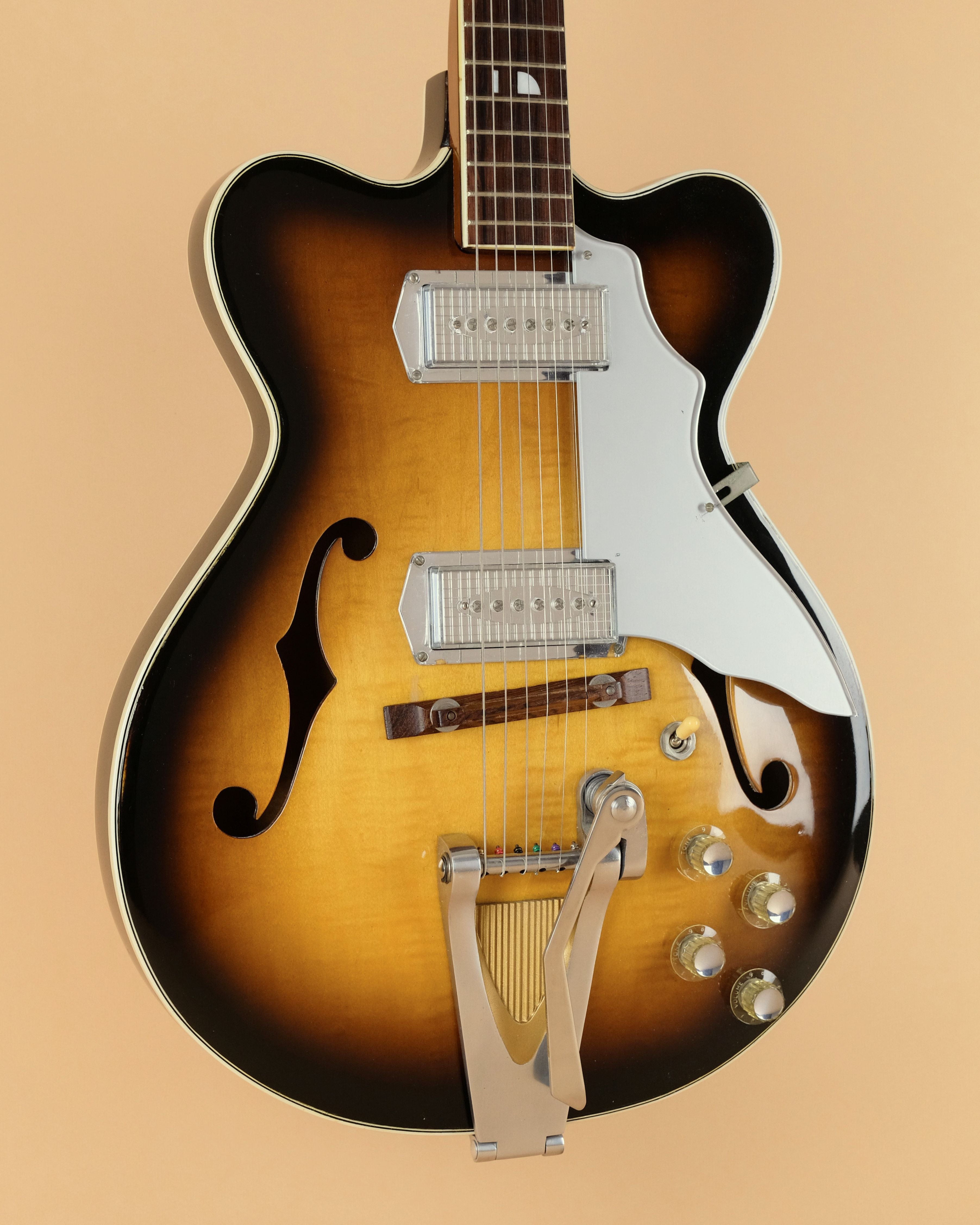 1960s Kay Jazz II Sunburst – Replay Guitars