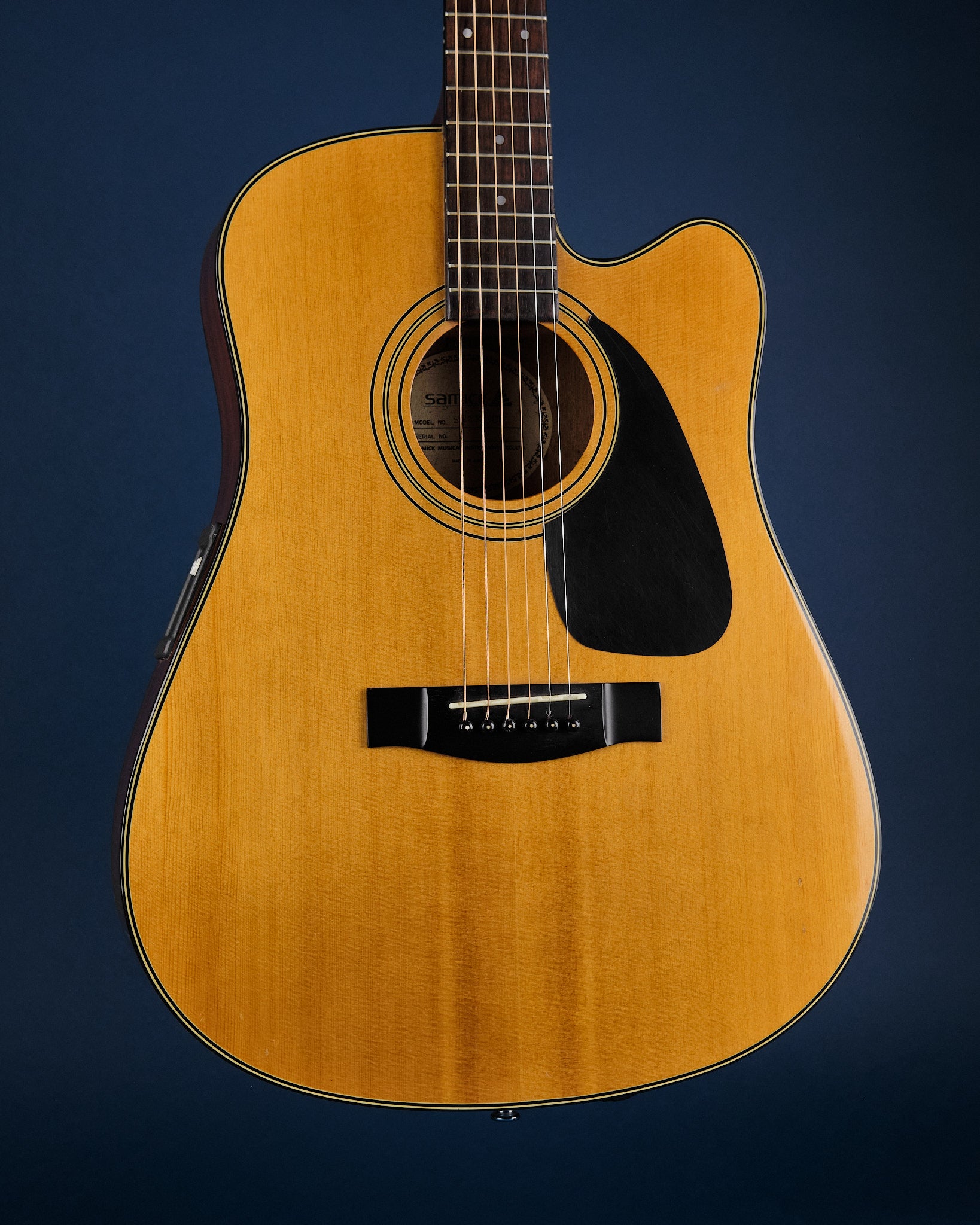 Samick SWT210CE Thinline Dreadnought Natural (Second-Hand) – Replay Guitars